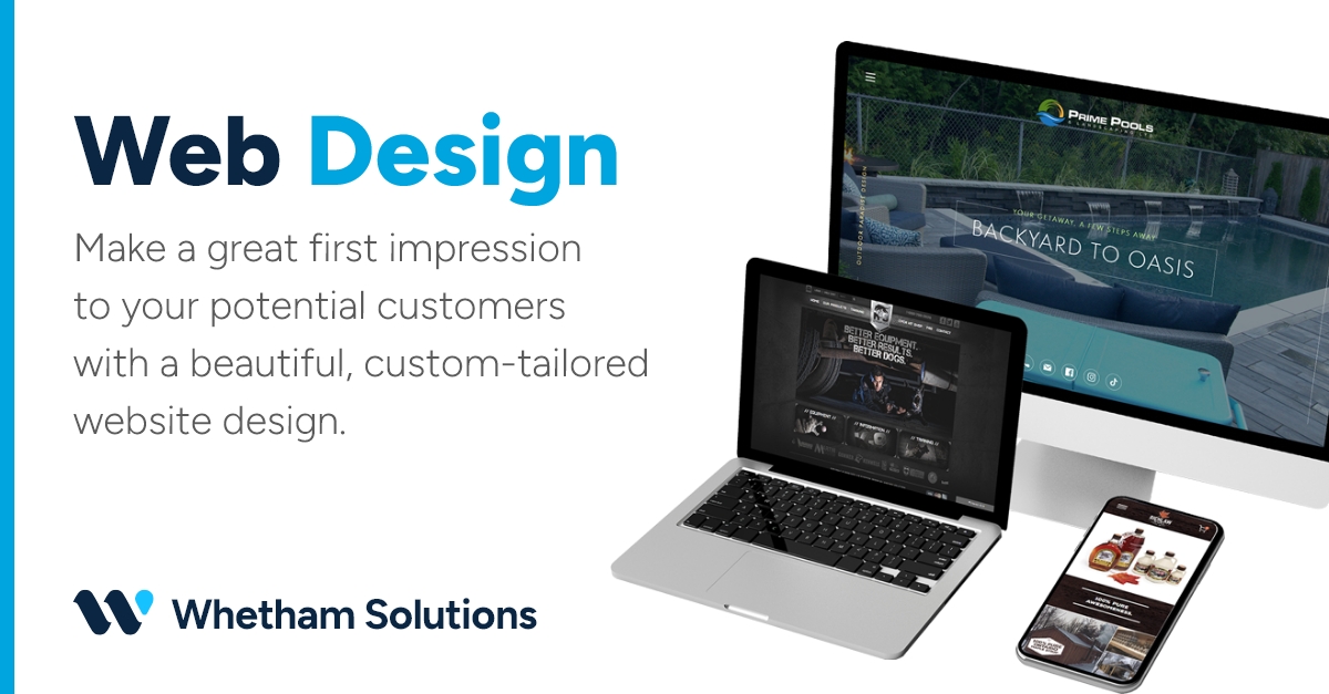 Web Design - Whetham Solutions Website Design Barrie ON
